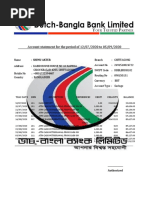 Bank Statement: Dutch - Bangla Bank Limited | PDF