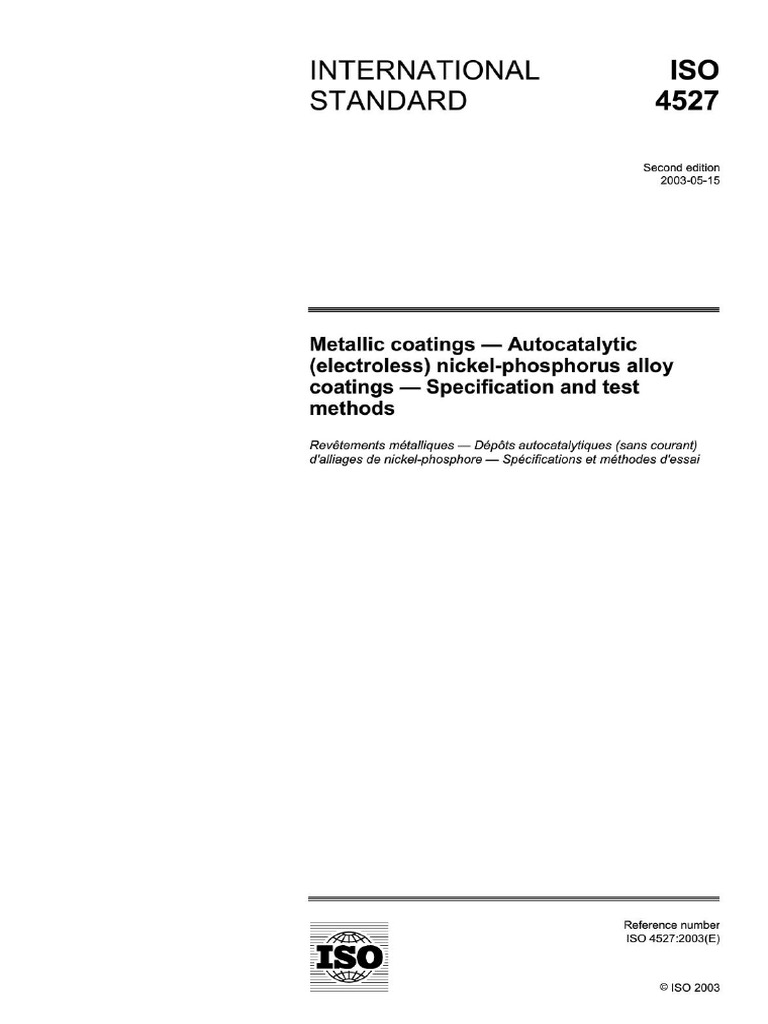 Iso 4527 | PDF