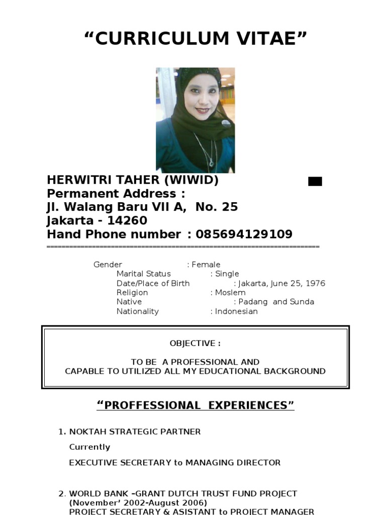 Curriculum Vitae Summary | PDF | Behavior Modification | Cognition