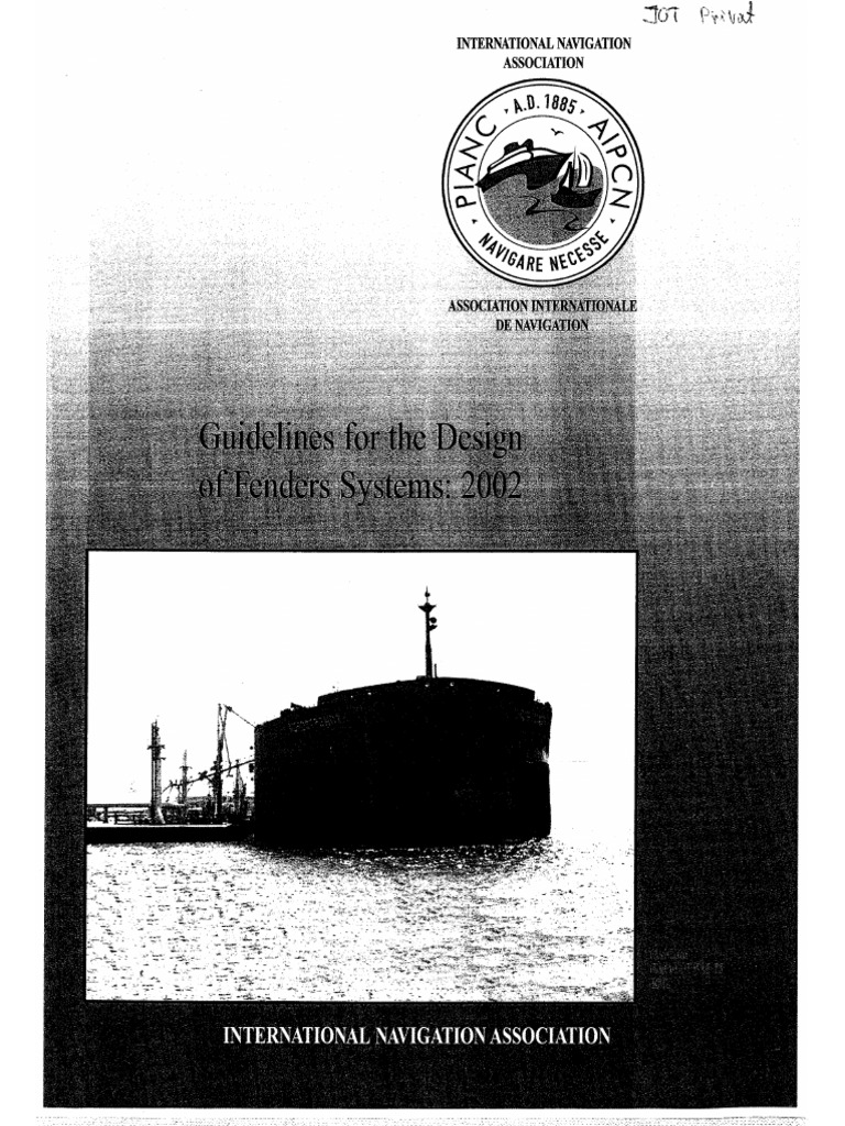 PIANC - Guidelines For The Design of Fenders | PDF