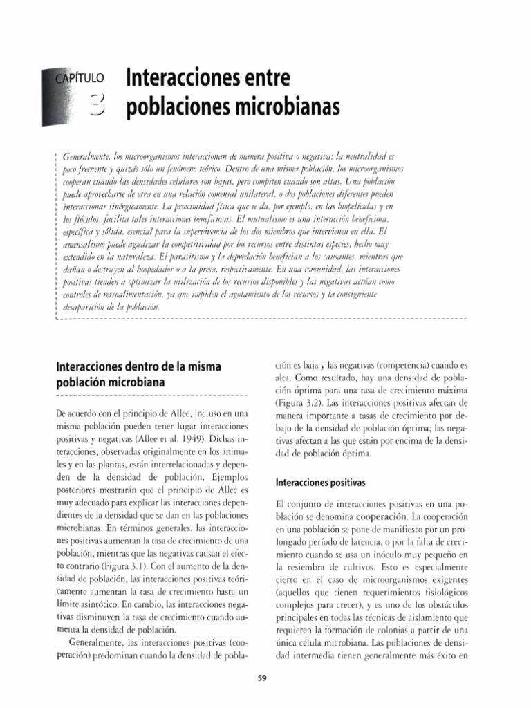 Interacciones Microbianas | PDF | Biopelícula | Las bacterias