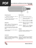 Conductores Alta Tension ACSR | PDF | Electricidad | Ingenieria Eléctrica