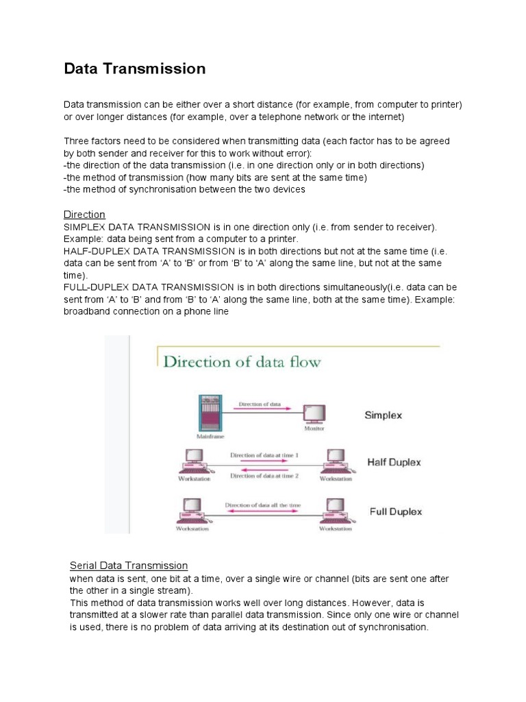 Understanding Data Transmission Methods: A Comprehensive Overview of ...