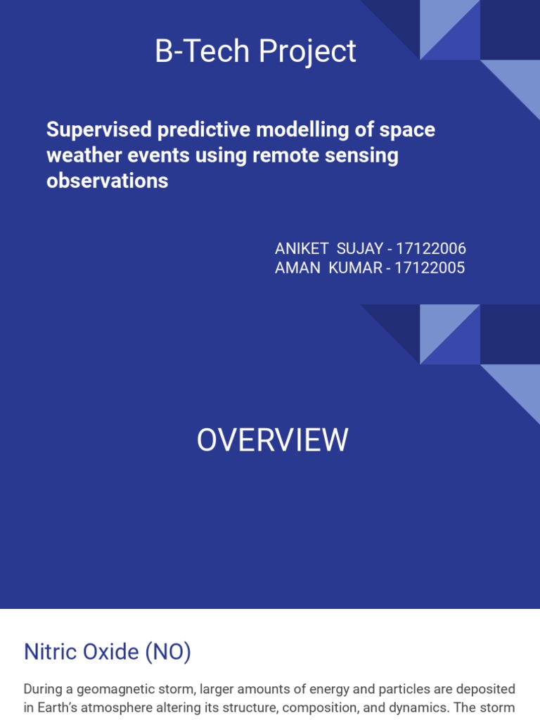 B-Tech Project | PDF | Atmosphere Of Earth | Atmosphere
