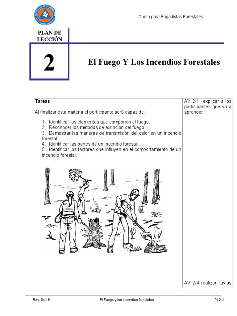 Elementos y Prevención de Incendios Forestales | PDF | Fuego fatuo | Calor