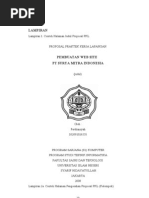 Format Lampiran Laporan Magang D1-1 | PDF