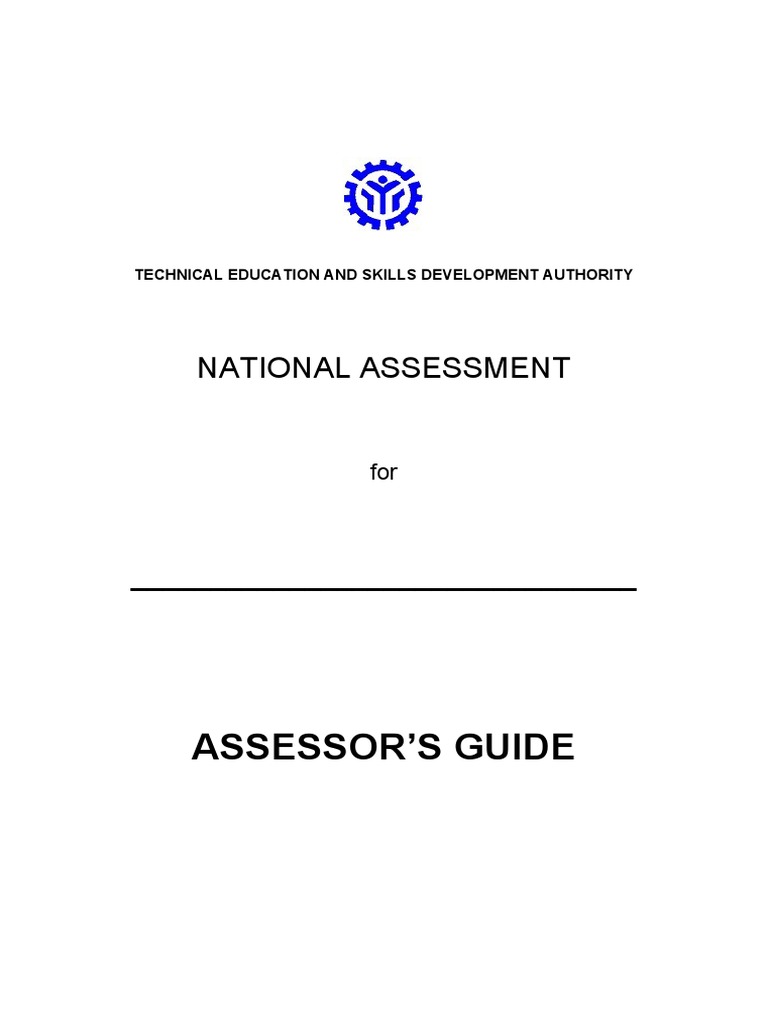 Assessor'S Guide: National Assessment | PDF | Business