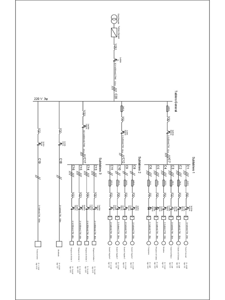 Diagrama Unifilar-Version4 | PDF