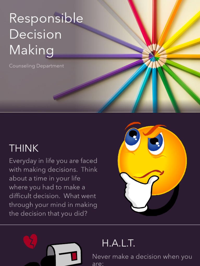 Responsible Decision Making | PDF