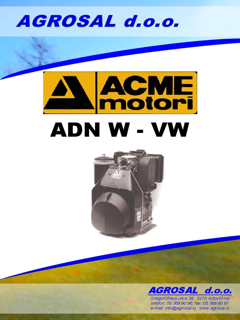 Acme ADN Diesel Engine Parts Catalog | PDF | Engines | Vehicles