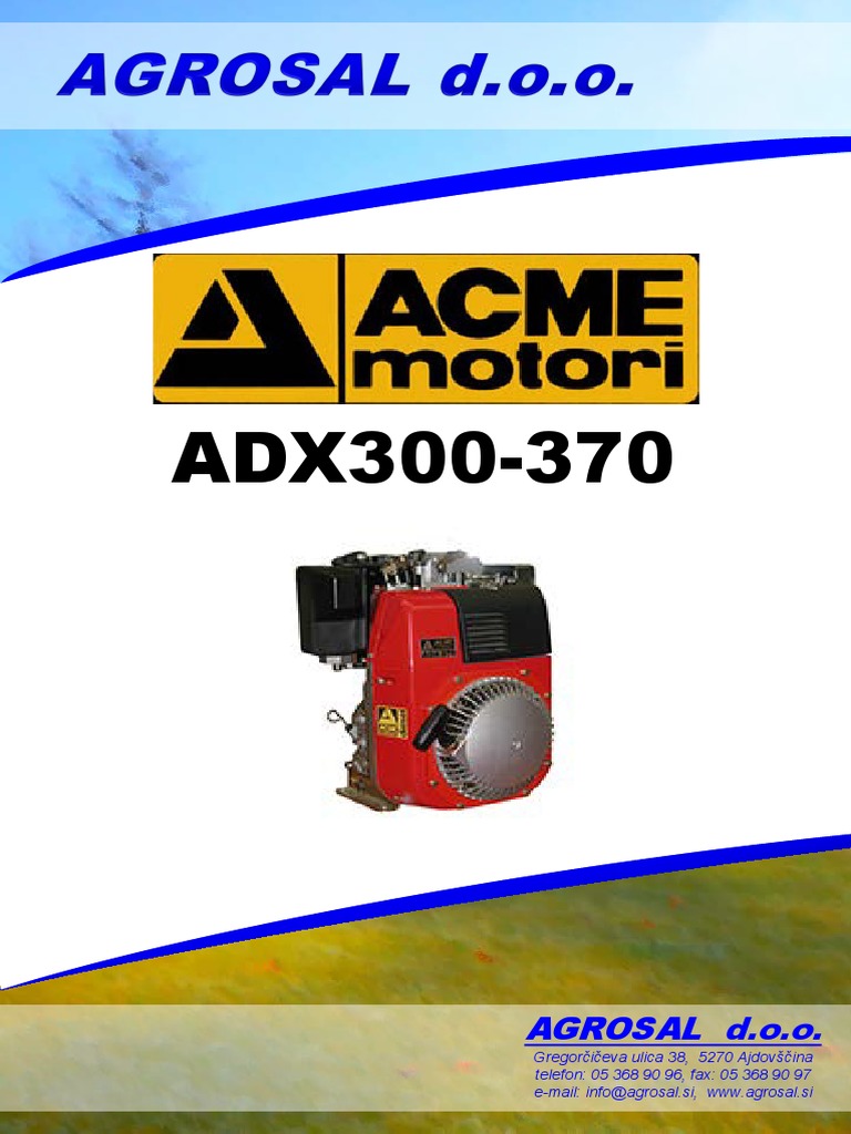 Acme Adx300 - 370 | PDF