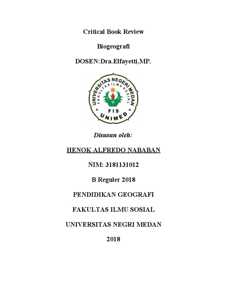 CBR Biogeografi TGS Henok Smster4 | PDF