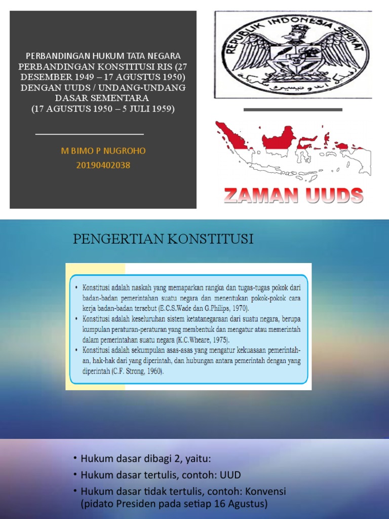 Konstitusi Ris Dan Uuds | PDF