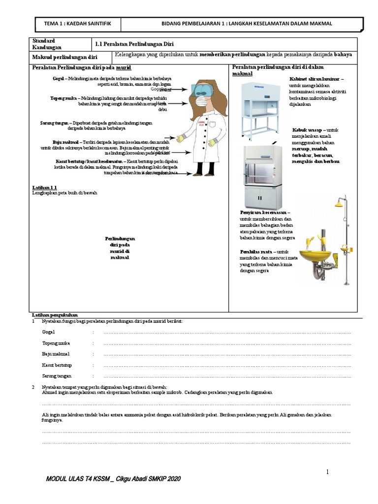 Modul Ulas T4 KSSM - BP 1 Complete | PDF