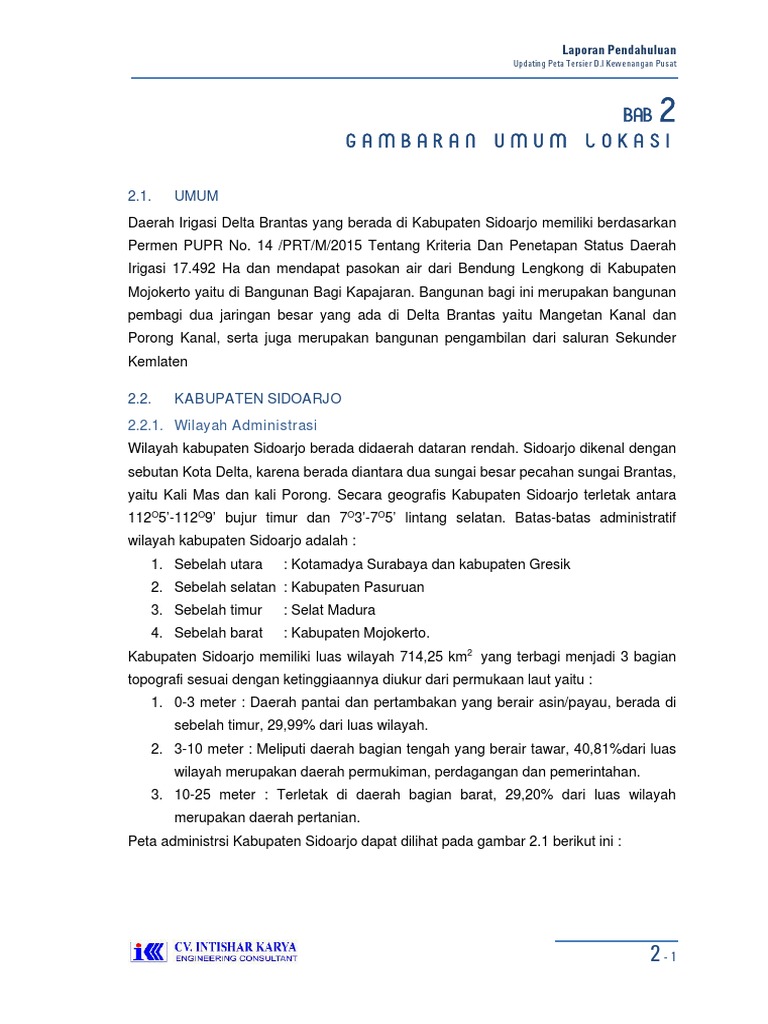 Bab 2 Gambaran Umum Lokasi | PDF