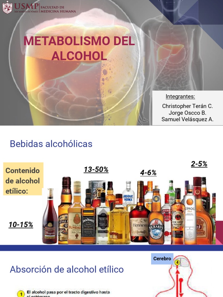 Metabolismo Del Alcohol | PDF