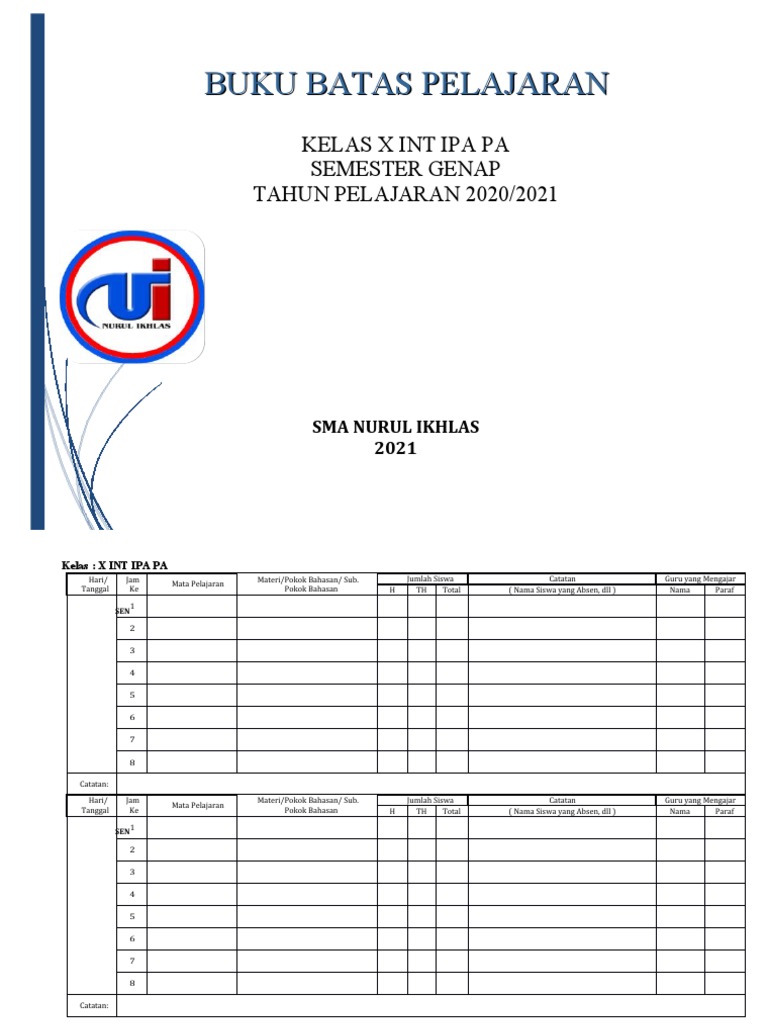 Buku Batas Kelas | PDF