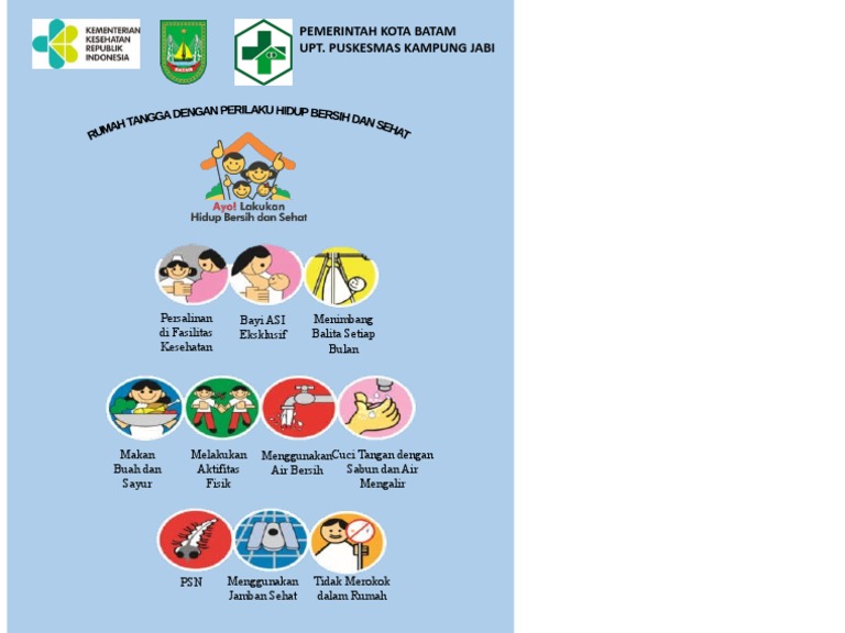 Stiker PHBS | PDF