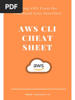 Aws s3 Cli Cheat Sheet | PDF | Text File | Cyberspace