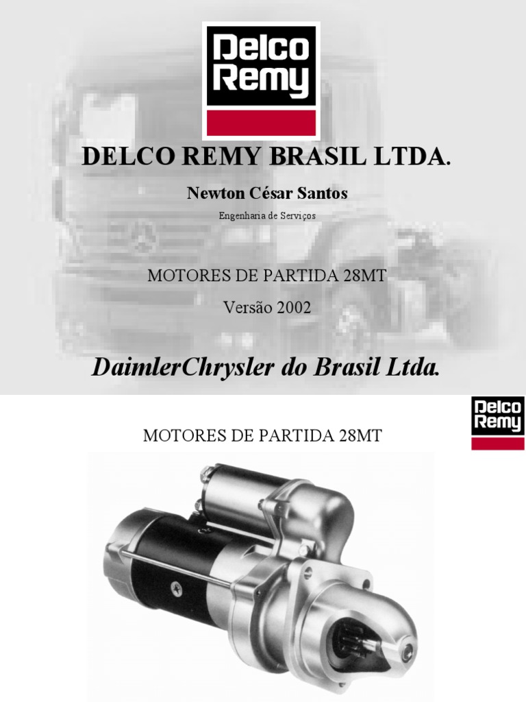 Delco Remi Motor de Partida | PDF | Rede elétrica | Bens manufaturados