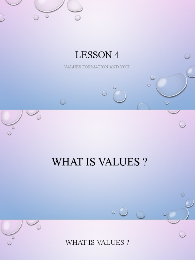 WEEK 7 - Values Formation (DANDAN) | PDF | Affect (Psychology) | Virtue