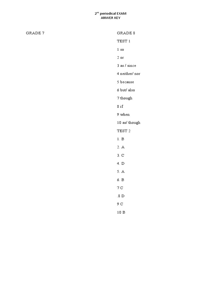 Answer Key | PDF | Linguistic Morphology | Language Mechanics