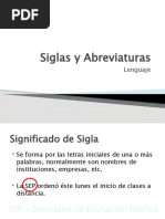 20 Siglas y Abreviaturas Clave | PDF