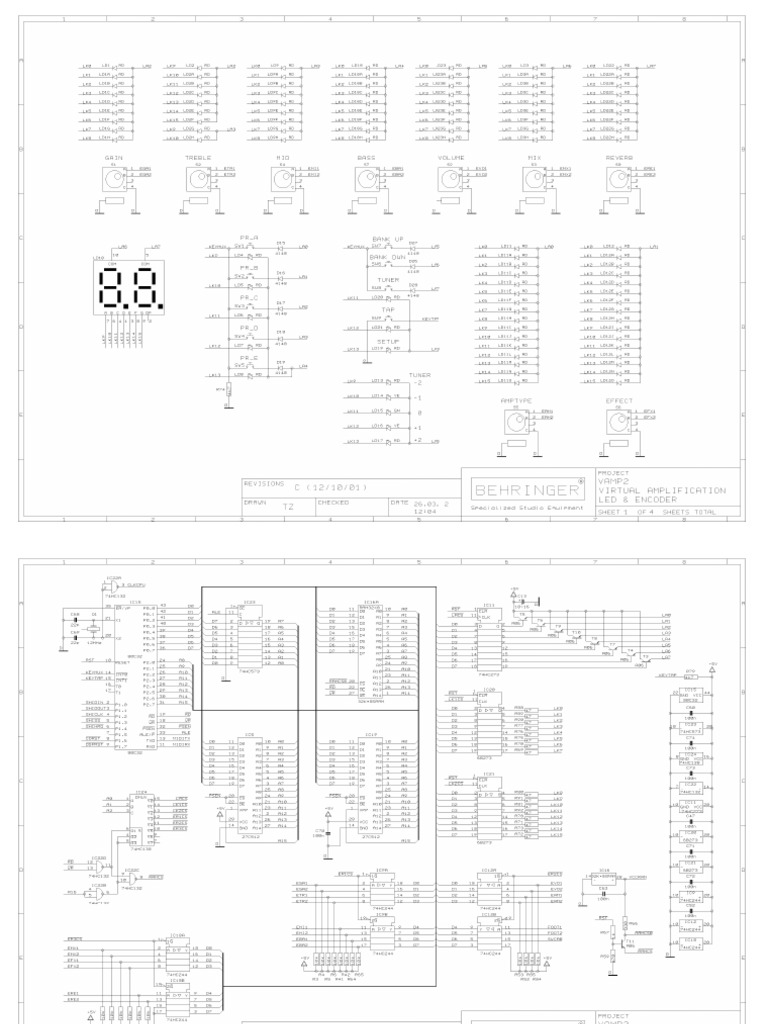 Behringer VAmp 2 Schematics | PDF