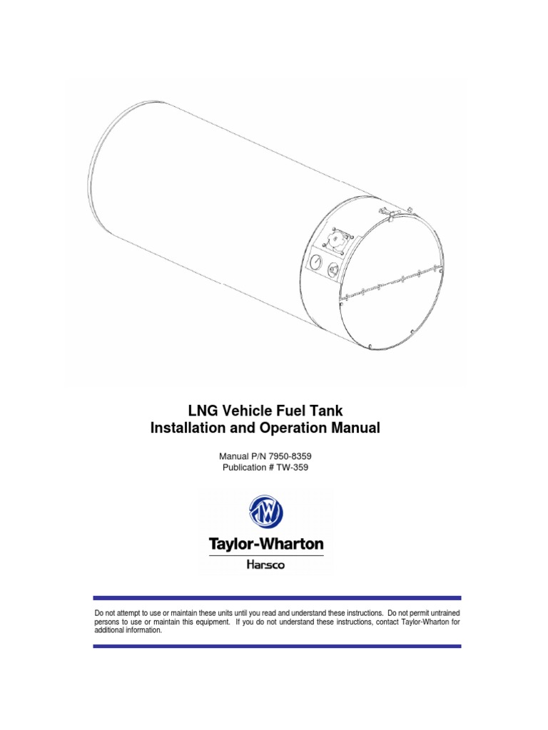 Chart - LNG Vehicle Tank Systems Manual | PDF | Valve | Natural Gas