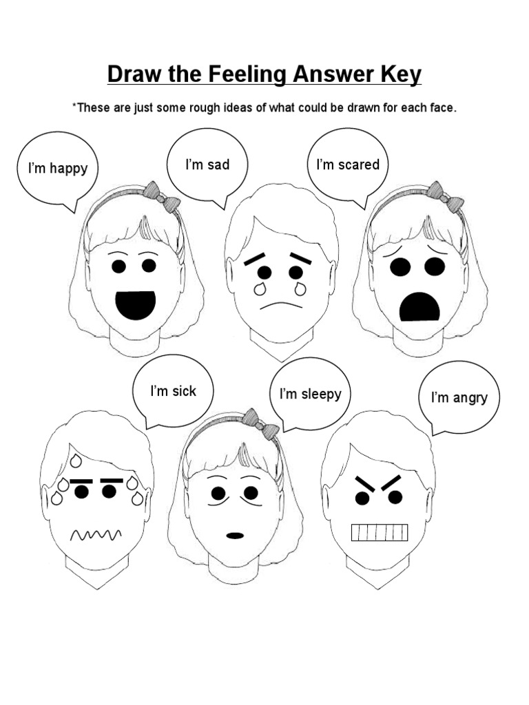 Draw The Feeling Answer Key | PDF