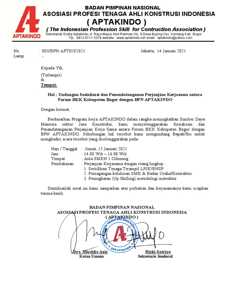 Undangan FBKK 2 | PDF