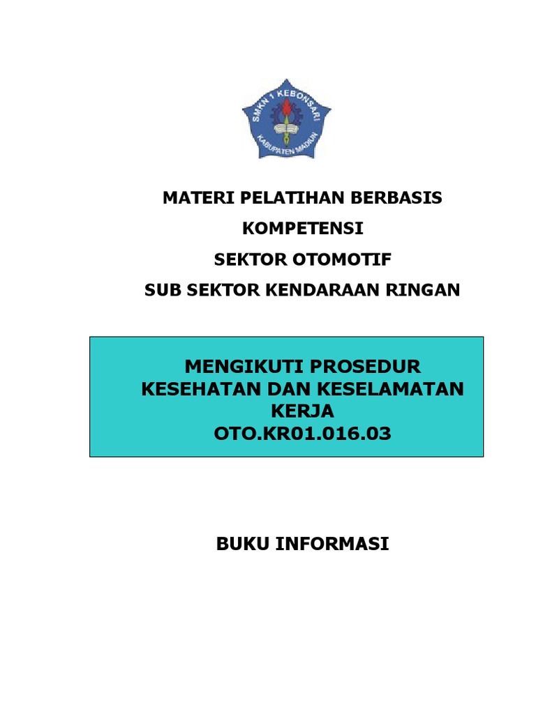 Modul K3 | PDF | Bisnis | Teknologi & Rekayasa