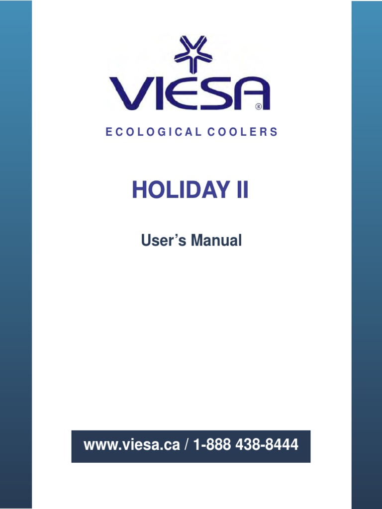 Climatizador Viesa - Holiday II - Manual | PDF | Manufactured Goods ...