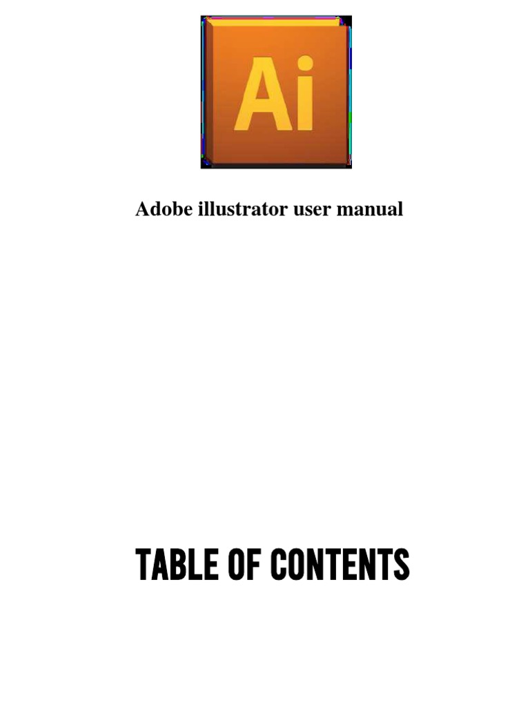 Adobe Illustrator User Manual TWB Project | PDF | Adobe Illustrator ...