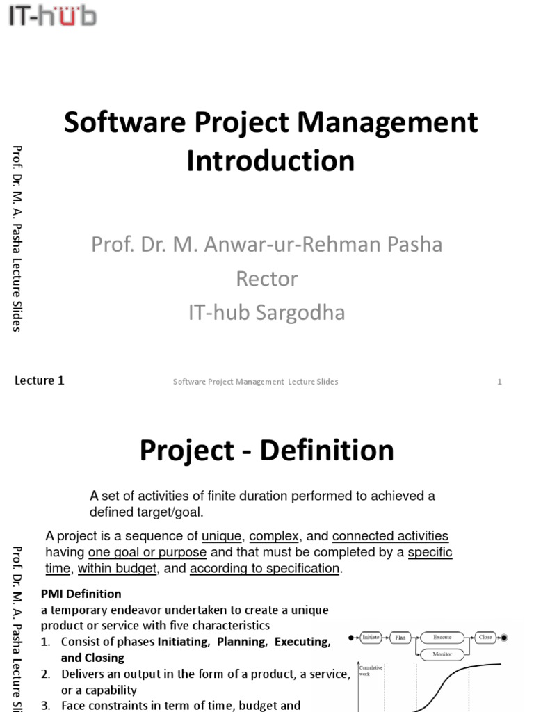 1b. SPM-Lectur1 | PDF | Project Management | Software Development Process
