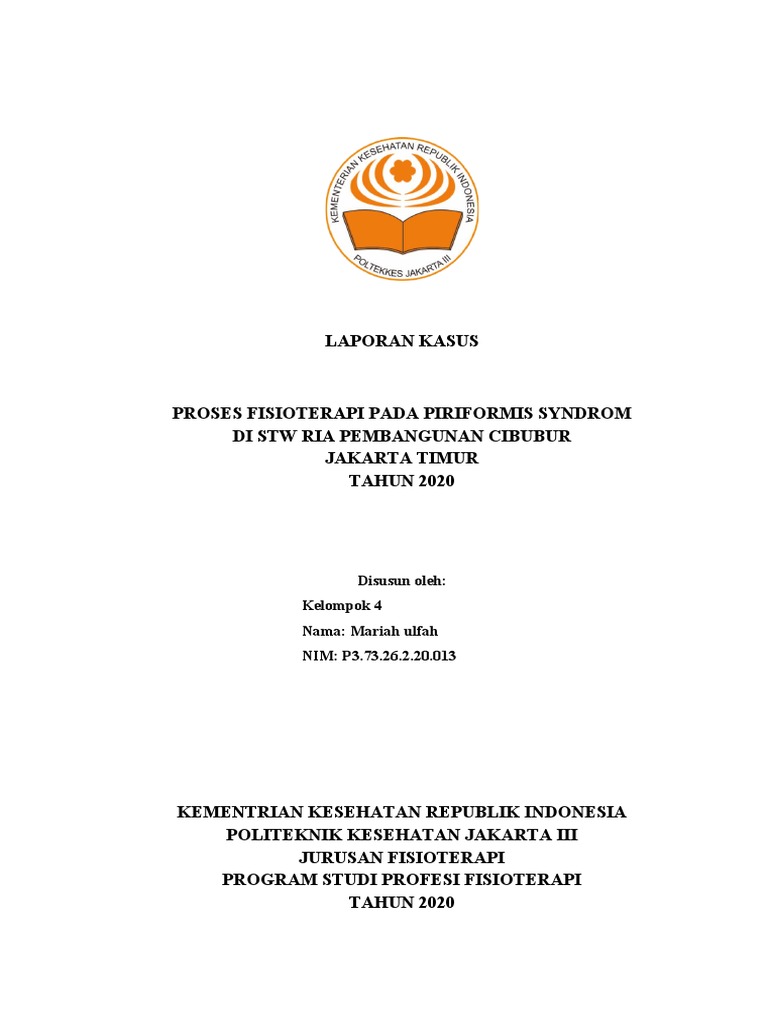 Fisioterapi untuk Sindrom Piriformis | PDF | Kesehatan Holistik