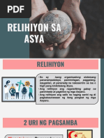 Mga Simbolo NG Relihiyon Sa Asya | PDF