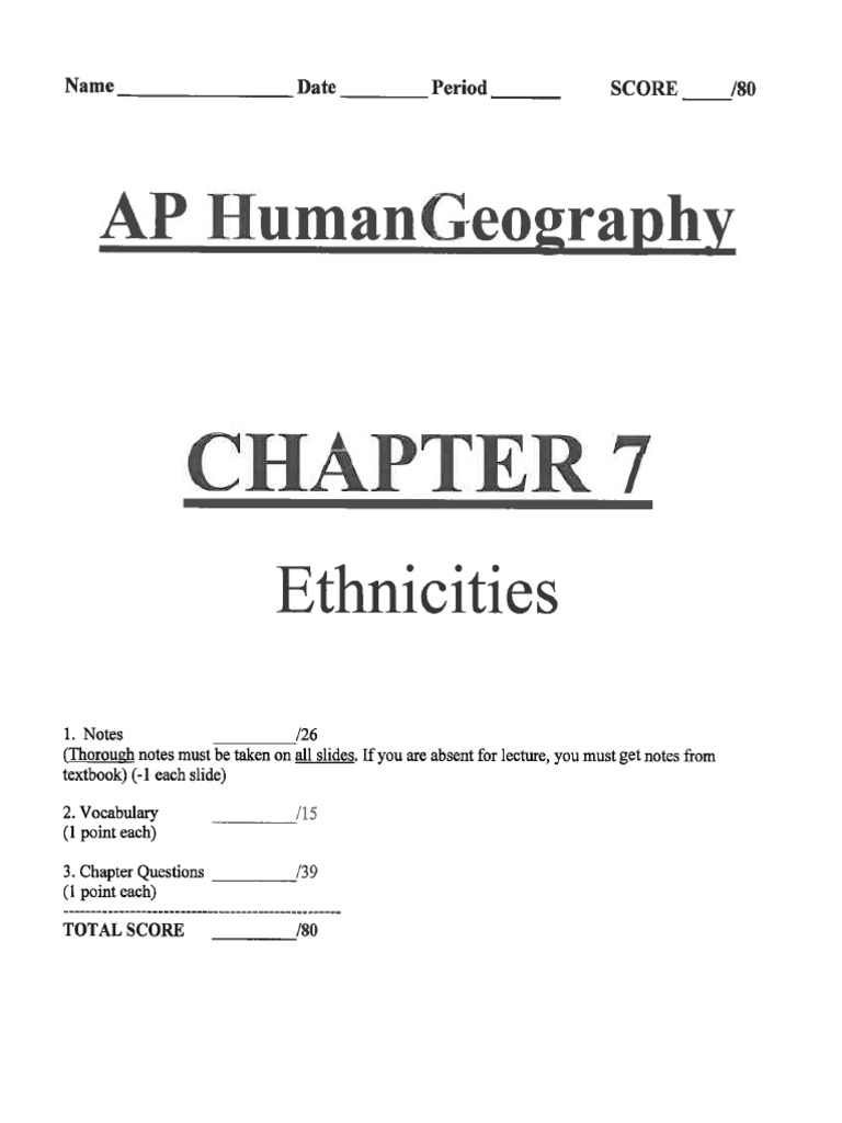 Chapter 7 Packet | PDF