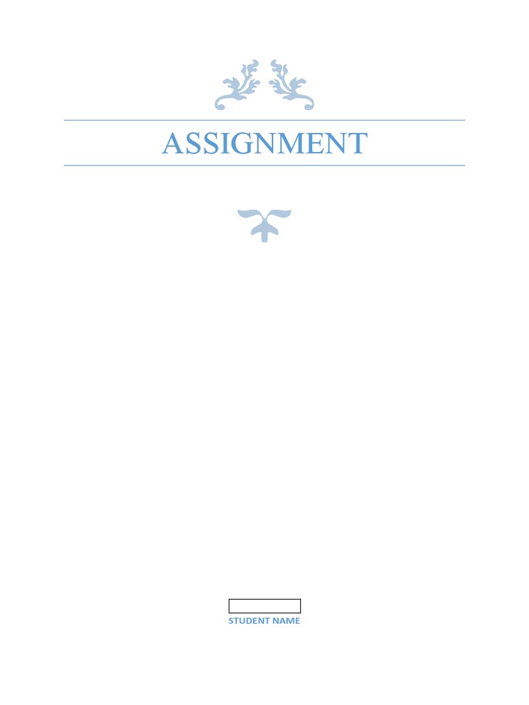 Assignment: Student Name | PDF