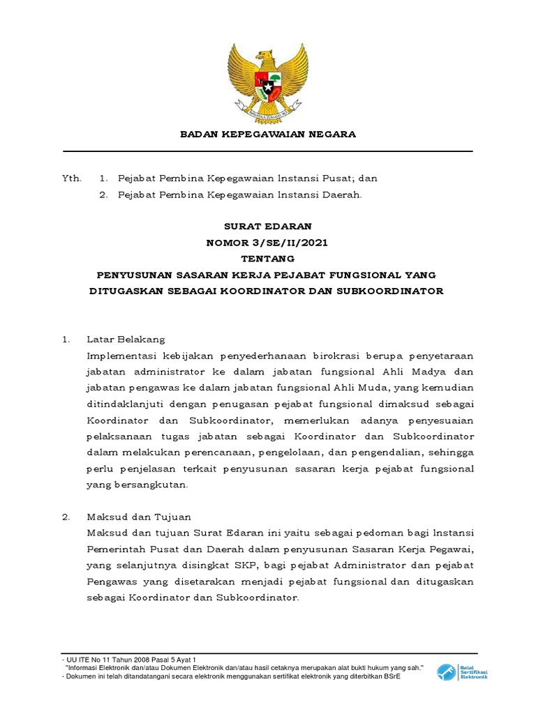 Penyusunan SKP Pejabat Fungsional | PDF