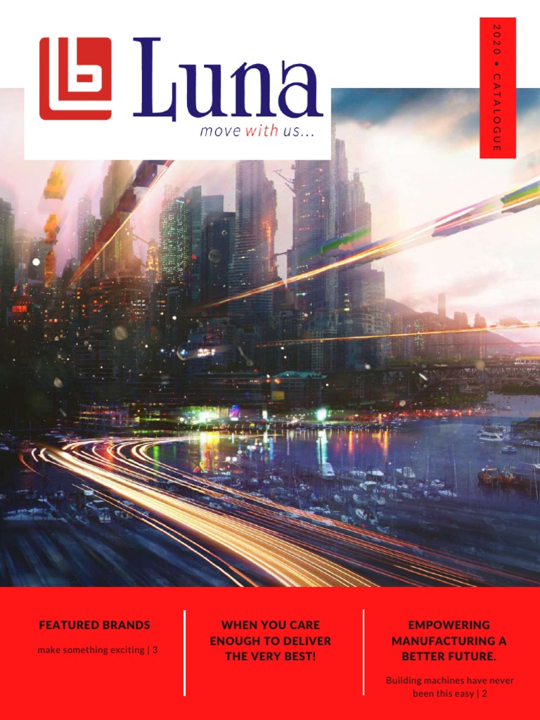 Luna Catalogue Overview 2020 | PDF | Electric Motor | Automation