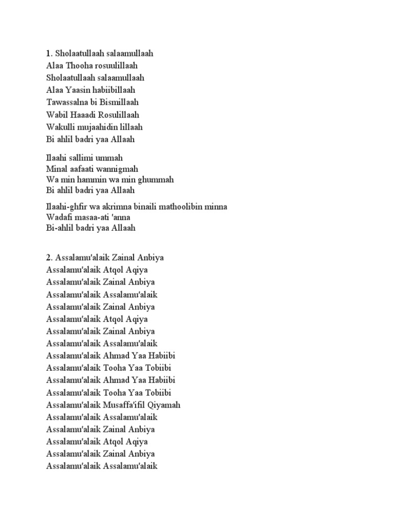 SYAIR | PDF | Abrahamic Religions | Islamic Belief And Doctrine