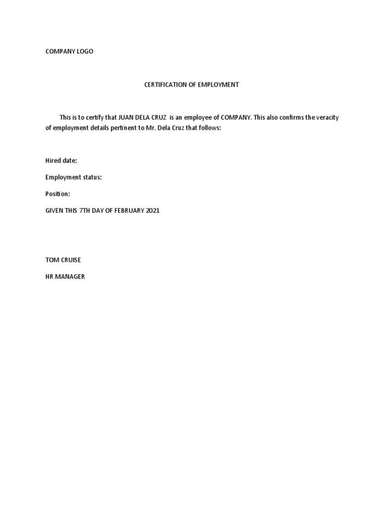 Coe Sample Only | PDF