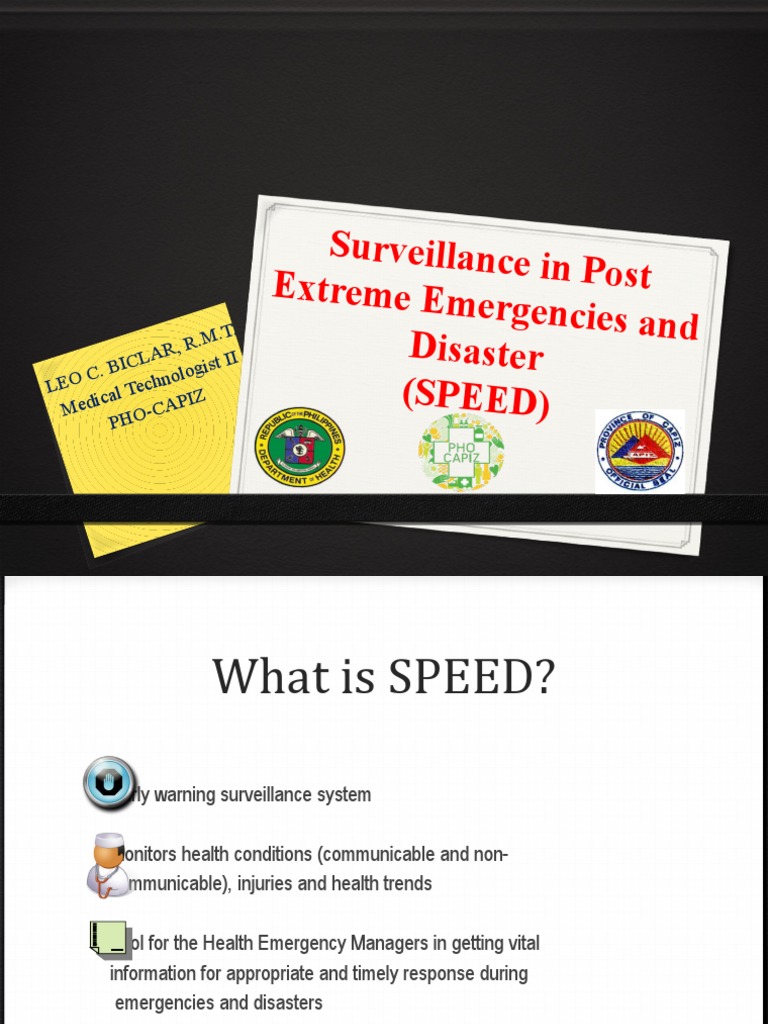 Surveillance in Post Extreme Emergencies and Disaster | PDF ...