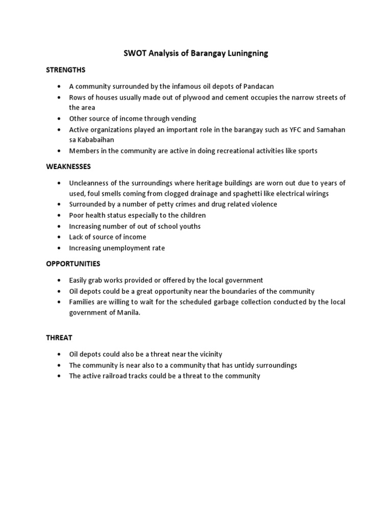 Case Analysis #3-Swot | PDF