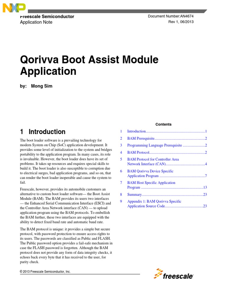 MPC5xxx Boot Assist Module Application | PDF | Computer Program ...