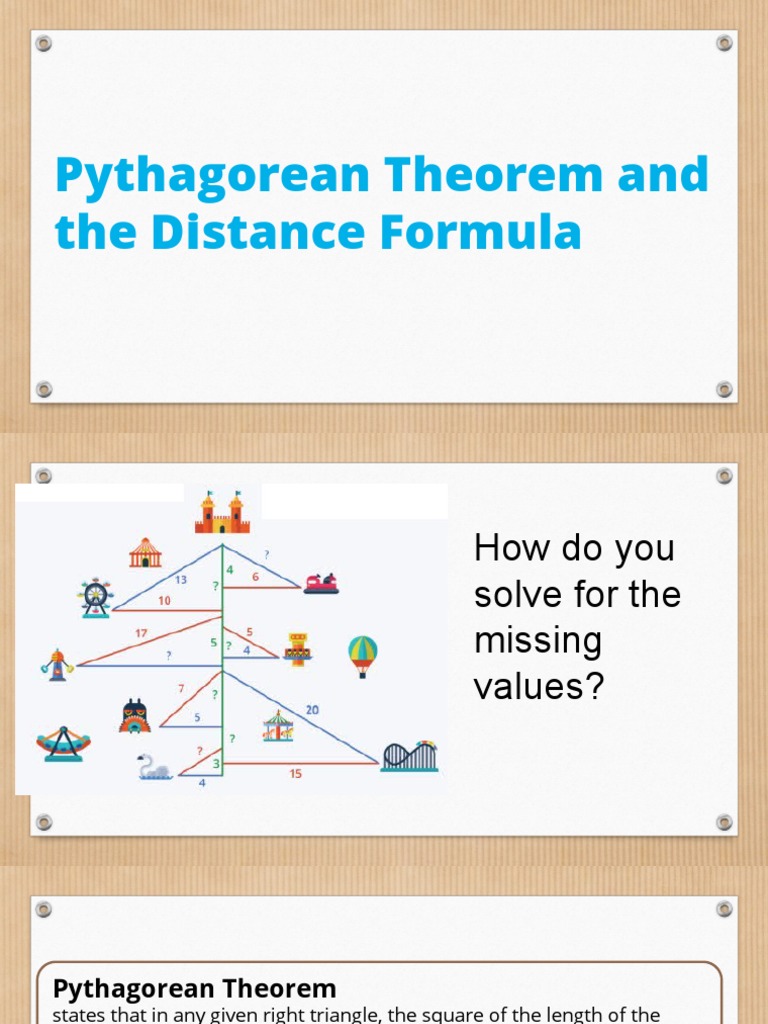 Pythagorean Theorem and The Distance Formula | PDF | Distance ...
