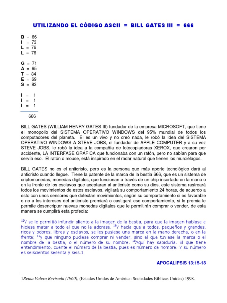 Utilizando El Código Ascii | PDF