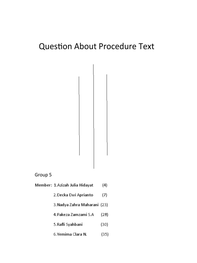 Question About Procedure Text | PDF | Biscuit | Teaspoon
