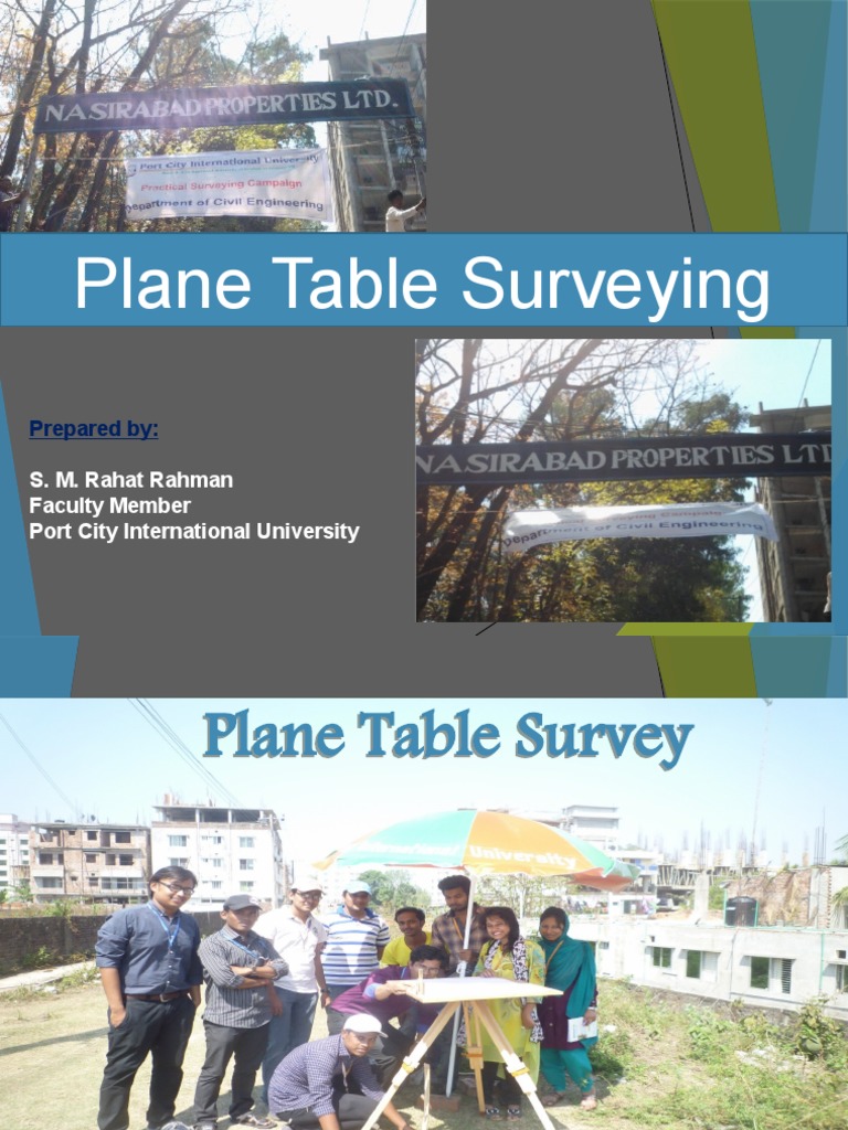 Plane Table Surveying | PDF